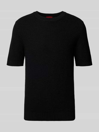 HUGO BOSS Relaxed Fit Strickpullover aus reiner Baumwolle Modell SAFFON