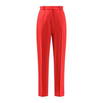 Elisabetta Franchi Leichte Cr&ecirc;pe-Stoffhose - - Trousers - Damen - Rot - XL