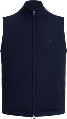 Polo Ralph Lauren Gilet sans manches r&eacute;versible en laine m&eacute;lang&eacute;e
