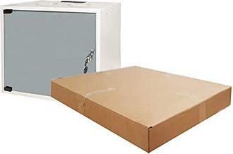 Link LK1909U40E Rack Schrank 19 zerlegt, 9 Wandeinheiten (H) 460 x (L) 540 x 400 mm, Farbe grau