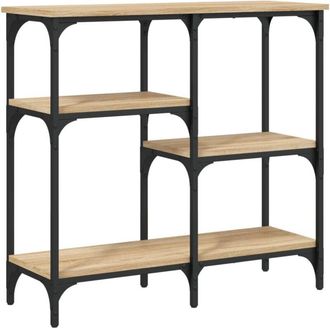 vidaXL Konsolentisch Sonoma-Eiche 80x29x75 cm Holzwerkstoff Vidaxl