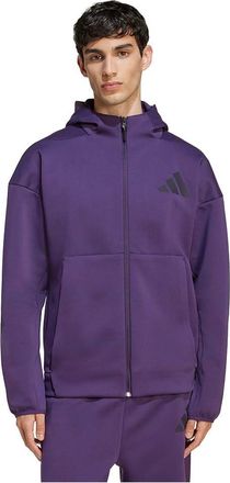 adidas Mens New Z.N.E. Zip-Hoodie Aurora Plum L