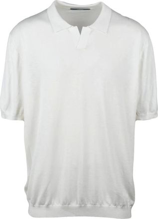 People of Shibuya Homme, Tops, Blanc, Taille: 3XL Polo en maille