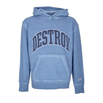 HUF Blaue Kapuzenpullover mit K&auml;ngurutasche - - Sweatshirts & Hoodies - Herren - Blau - XL