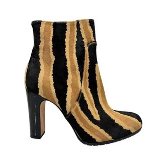 Borbonese Femme, Chaussures, Multicolore, Taille: 37 EU Bottine &eacute;l&eacute;gante en cuir v&eacute;ritable