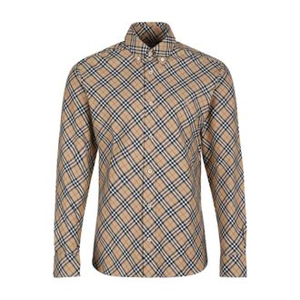 Burberry Vintage Check Hemd - - Shirts - Herren - Beige - S