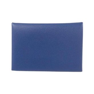 Herm&egrave;s Pre-owned Calvi Duo Madame M&uuml;nzetui - - Pre-owned - Damen - Blau - ONE SIZE