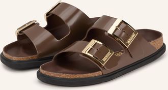 Birkenstock Pantoletten Arizona Droplet Buckle braun