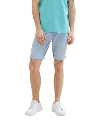 Tom Tailor Herren Josh Regular Denim Shorts, Used Light Stone Blue Denim, 36