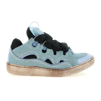 Lanvin Homme, Chaussures, Bleu, Taille: 40 EU Curb Baskets