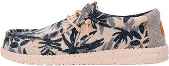 HeyDude Wally Palm Chaussures de Sport en Toile de Jute Vert, Bleu, 47 EU