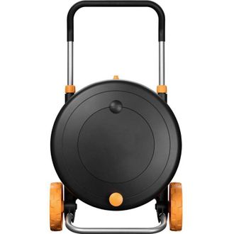 Fiskars 1071670 Comfort Waterwheel D&eacute;vidoir de tuyau sur roues nu 13 mm 31.5 m 1/2 pouce 1 pc(s) noir, orange
