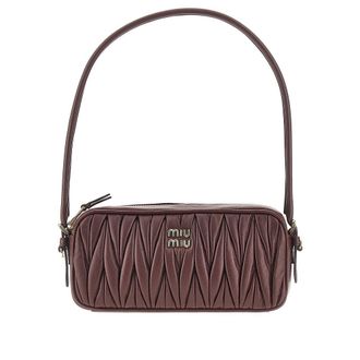 Miu Miu Matelass&eacute; nappa leather mini bag Woman One Size