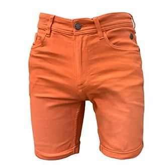 Blend Short de Jogging en Jean, 161340/Melon branch&eacute;, S Homme