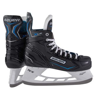 Bauer Herren S21 X-Lp Skate Feldhockey-Schuh, Schwarz/Weiss/Blau/Silber, 47 EU