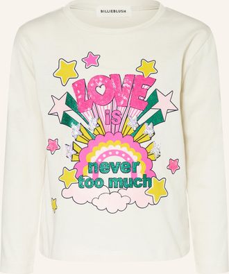 BILLIEBLUSH Longsleeve Mit Pailetten weiss