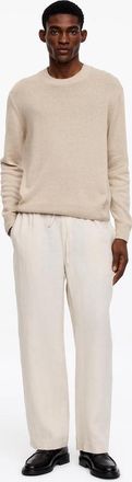 Arket Lockere Leinenhose -Beige
