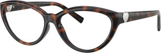 Tiffany & Co. unisex, Accessoires, Brun, Taille: 55 MM Cateye Optical Frame