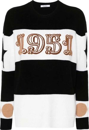 Max Mara Rundhalspullover - Bunt