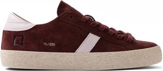 D.A.T.E. D.a.t.e., Femme, Chaussures, Rouge, Taille: 40 EU Baskets Bordeaux en Daim