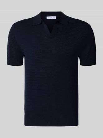 Manuel Ritz Regular Fit Poloshirt mit V-Ausschnitt