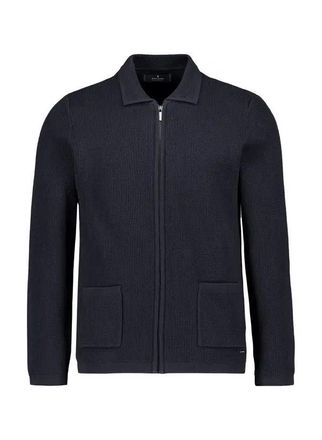 Ragman Herren Pullover blau unifarben