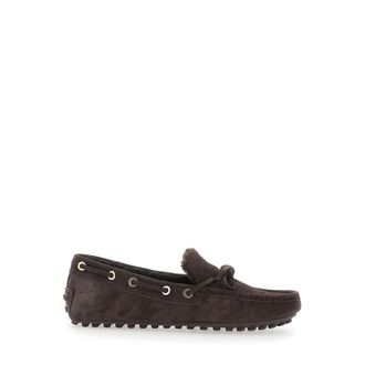 Tod's Loafer mit Shearling-Besatz - - Shoes - Damen - Braun - 38 1/2 EU