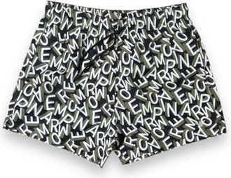 Emporio Armani Herren Mid Boxer Badehose, Small Ea Black/Climb, Verschiedene Größen