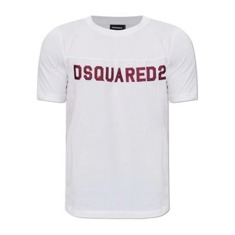 Dsquared2 Logo T-Shirt - - Tops - Herren - Wei&szlig; - 2XL
