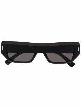 Cutler and Gross lunettes de soleil &agrave; monture rectangulaire - Noir