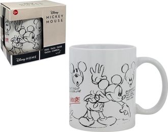 Cartoon Disney Micky Maus Vintage Keramiktasse Mug 325 ml Kinder-Frühstückstasse