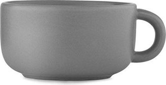NORMANN COPENHAGEN Tasse, Porzellan, grau, 250 ml