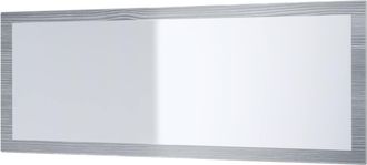 Vladon Spiegel Lima, Wandspiegel mit Rahmen im modernen Stil, Avola-Anthrazit (139 x 55 cm)