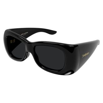 Saint Laurent Eyewear SL901HOWL Oversized Black Sunglasses - Black