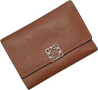 Loewe Portefeuille Pre-owned (tri-pli) - Femme - Pre-owned - Brun - Taille: ONE Size