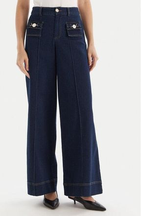 Fracomina Jeans FS25WV3004W78201 Dunkelblau Wide Leg