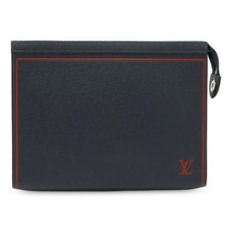 Louis Vuitton Pre-owned Taiga Pochette Voyage MM Clutch - Femme - Pre-owned - Bleu - Taille: ONE Size