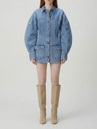 The Attico Robe THE ATTICO Femme couleur Bleu