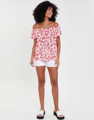 Threadbare Blusentop THB Coronation Bardot Top im sommerlichen Look
