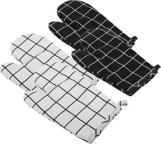 Heallily Mikrowellen-Ofenhandschuhe, Grillhandschuhe, Ofenhandschuhe, Küchenhandschuhe zum Kochen, Ofenhandschuhe, lustige Küche, Ofenhandschuh, Mikrowellenhan