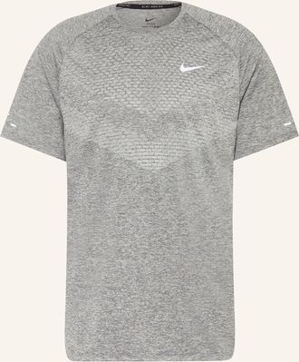 Nike Laufshirt Stride grau