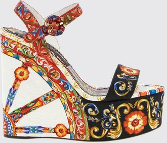 Dolce & Gabbana Chaussures Compens&eacute;es Femme couleur Multicolore