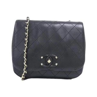 Chanel Pre-owned Calf Shoulder Bag - - Pre-owned - Damen - Schwarzk - ONE SIZE