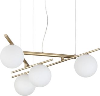 Ideal Lux Ideal Lux ATLAS Suspension Globe dor&eacute;e 4x G9