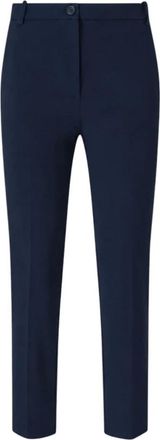 Pinko Pinko - Chinos coupe ajust&eacute;e - Femme - Pantalons - Bleu - Taille: 46 FR