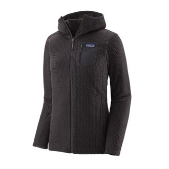 Patagonia Damen Ws R1 Air Full-Zip Hoody Unterhemd, Schwarz, XS