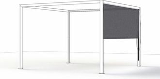 Siena Garden Rollo Schattenmanufaktur, anthrazit, ca. 300 x 210 cm