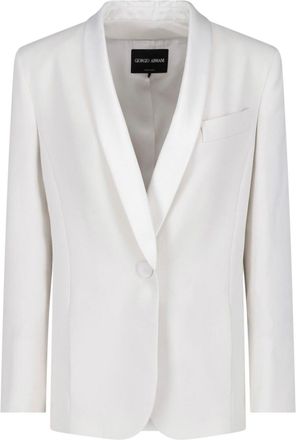 Giorgio Armani Einreiher Seidenblazer