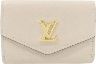 Louis Vuitton Pre-owned Cuir petite-maroquinerie - Femme - Pre-owned - Beige - Taille: ONE Size