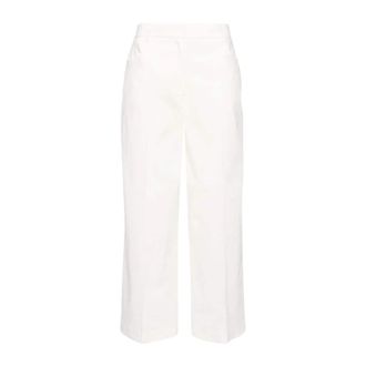 Pinko Protesilao Cropped Hosen - - Trousers - Damen - Wei&szlig; - L
